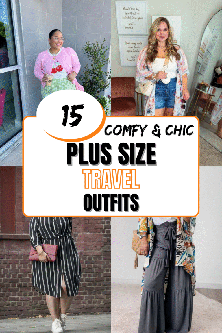15 Plus Size Travel Outfit Ideas That Are Comfy and Chic