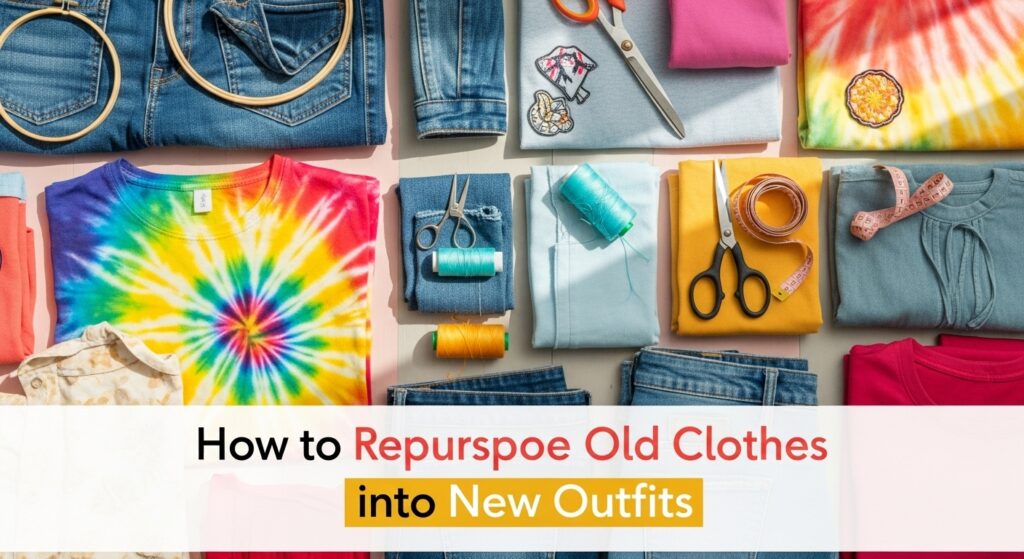 How to Repurpose Old Clothes into New Outfits